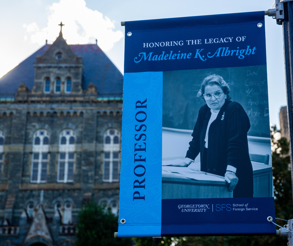 Bill and Hillary Clinton, U.S. and Foreign Policymakers Remember Madeleine Albright at ...