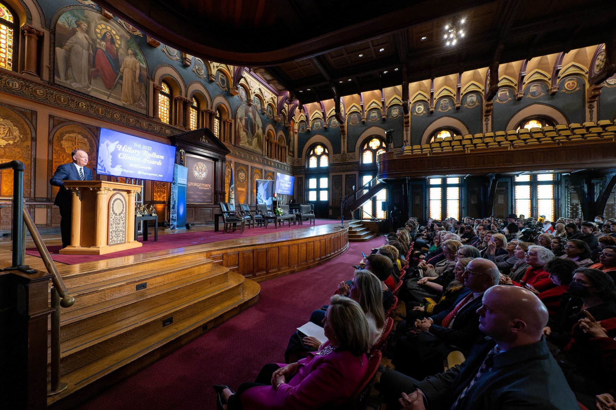 Hillary Clinton, Georgetown Honor HRH The Countess of Wessex, Ukraine’s ...