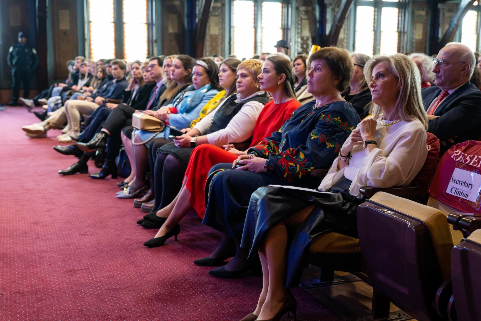 Hillary Clinton, Georgetown Honor HRH The Countess of Wessex, Ukraine’s ...