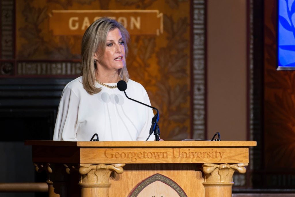 Hillary Clinton, Georgetown Honor HRH The Countess of Wessex, Ukraine’s ...