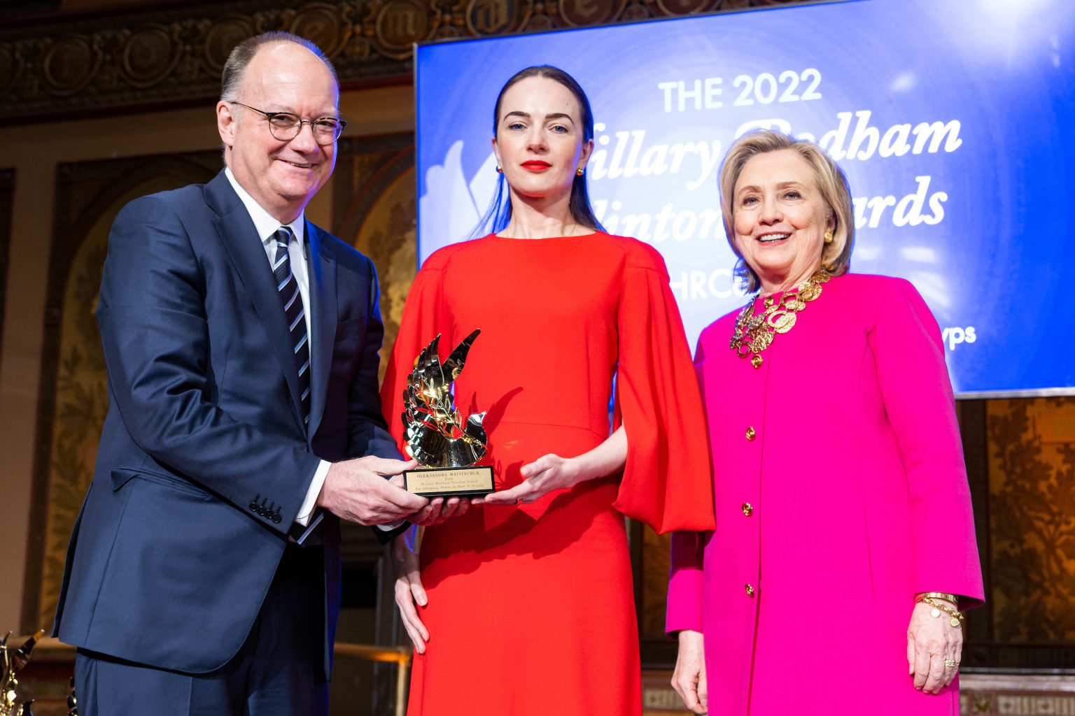 Hillary Clinton, Georgetown Honor HRH The Countess of Wessex, Ukraine’s ...
