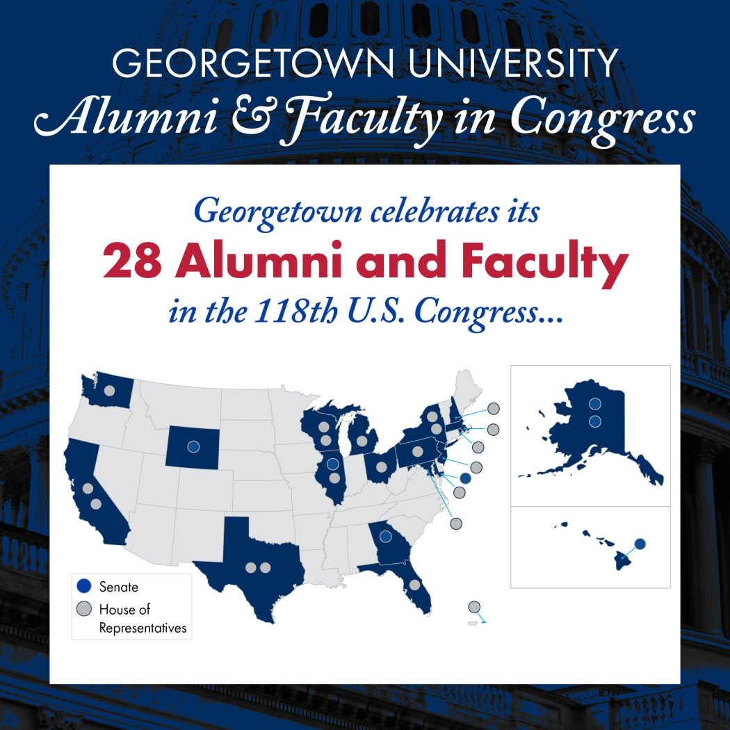 28 Georgetown Alumni and Faculty Will Serve in 118th U.S. Congress ...