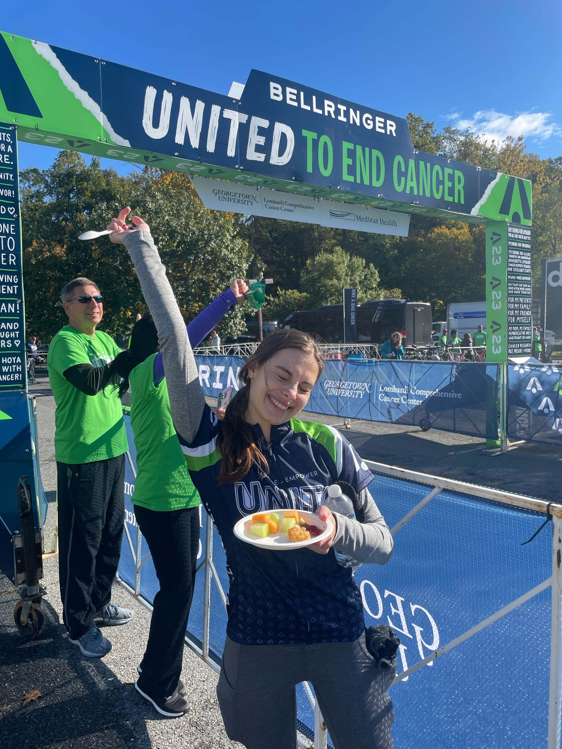 Biking 25 Miles to End Cancer With BellRinger - Georgetown University