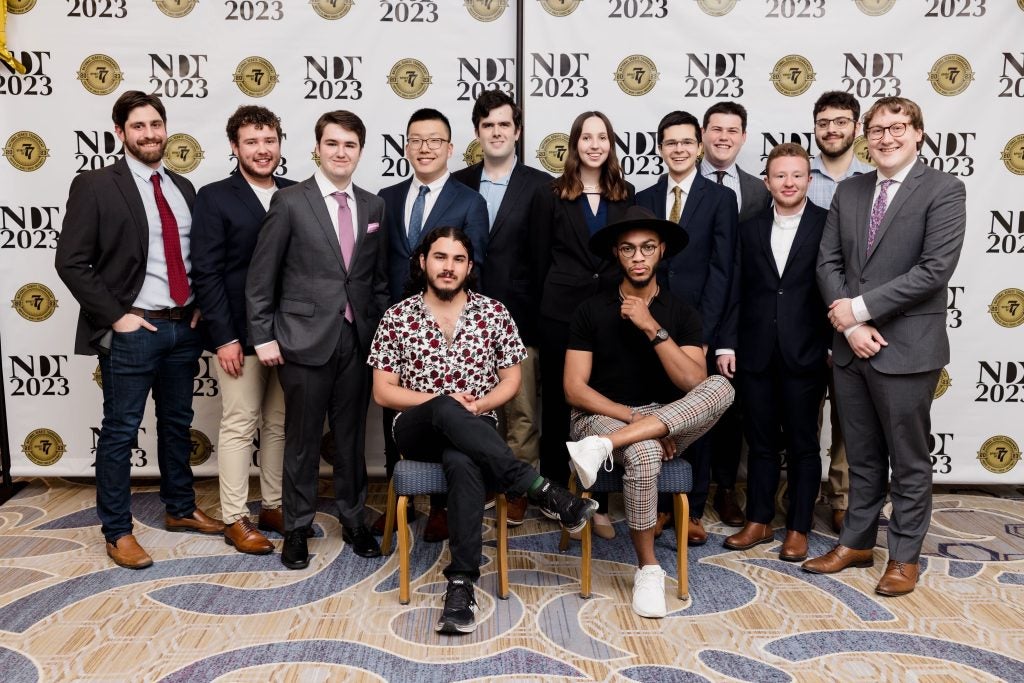 Seniors Have One Last Chance at the National Debate Tournament