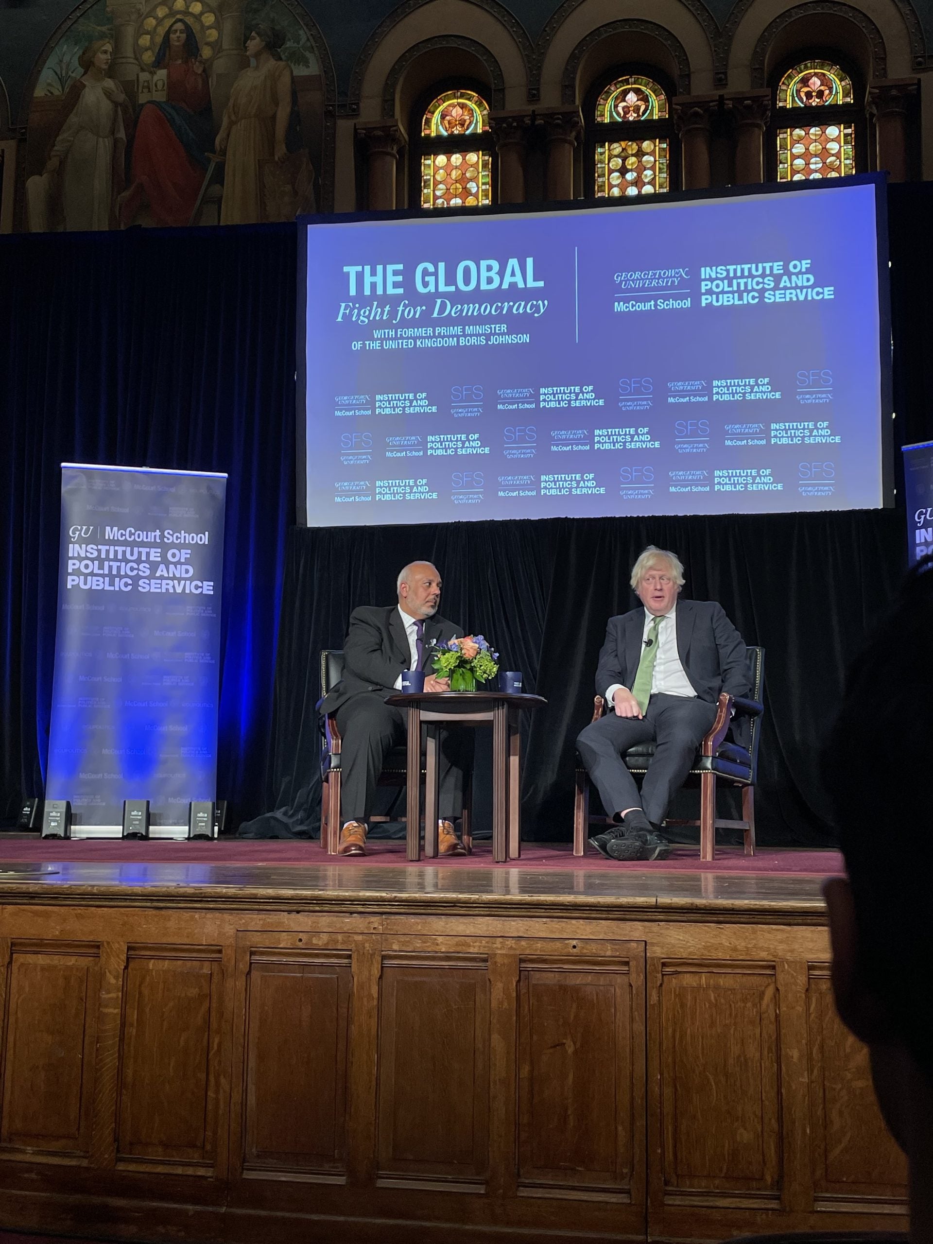 Boris Johnson at Georgetown: A Day Like Many Others As a Hoya ...