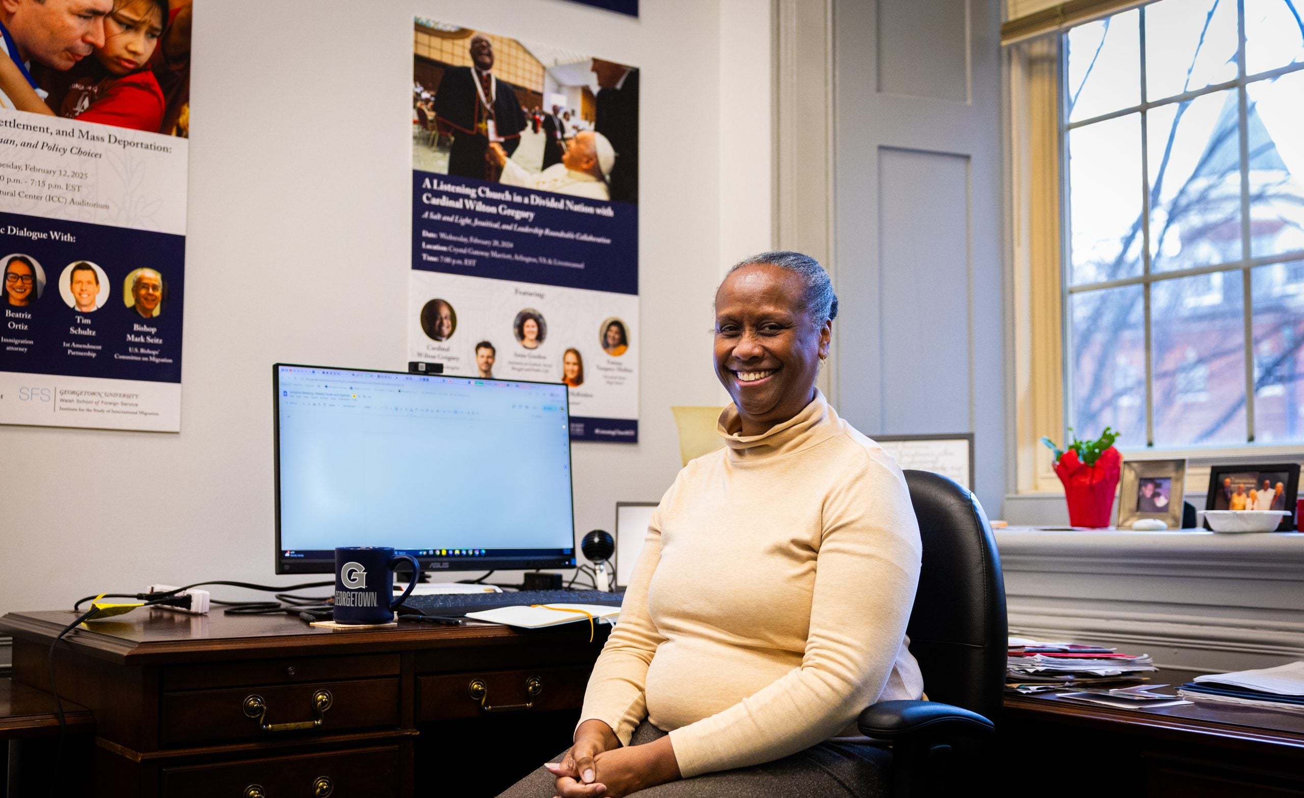 Alumna Highlights Jesuit Values in National Issues at Georgetown